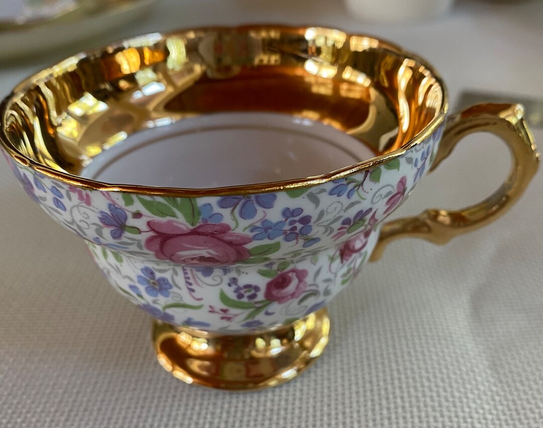 Rosina Bone China Footed Cup - Etsy