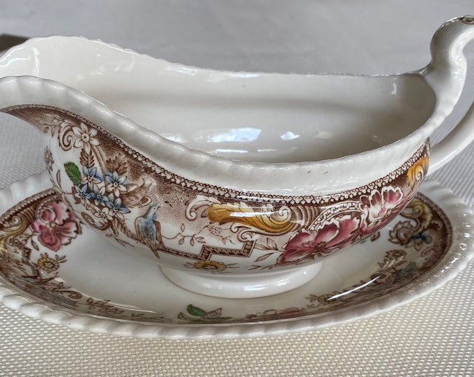 Johnson Bros. “devonshire” Gravy/sauce Boat and Plate - Etsy