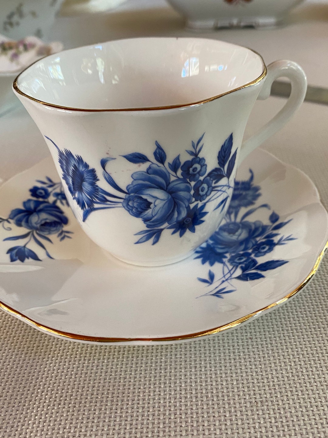 Elizabethan Fine Bone China by Taylor &kent Teacup and Saucer - Etsy