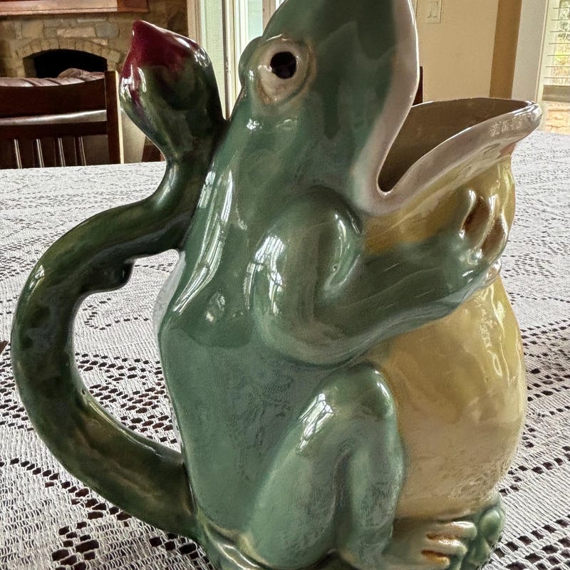 Frog Pitcher - Etsy