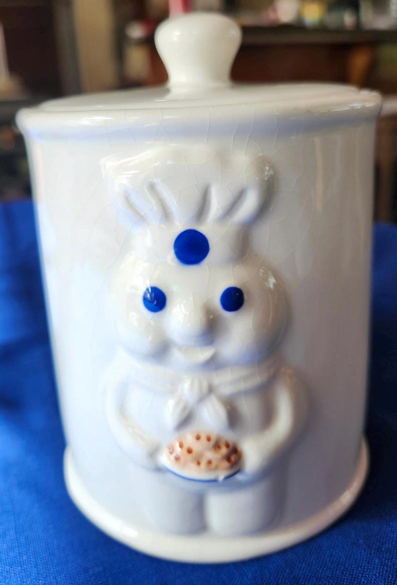 Pillsbury Doughboy Container and Salt and Pepper Shakers - Etsy
