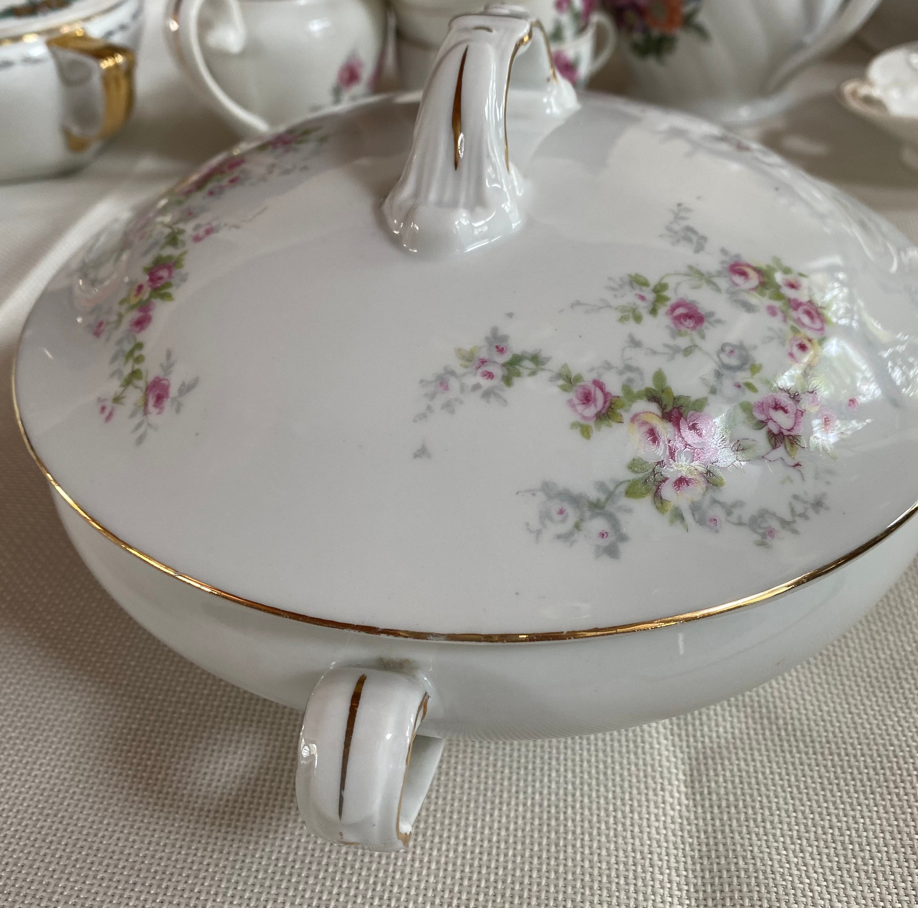 Antique Victoria Czechoslovakia China Serving Pieces - Etsy