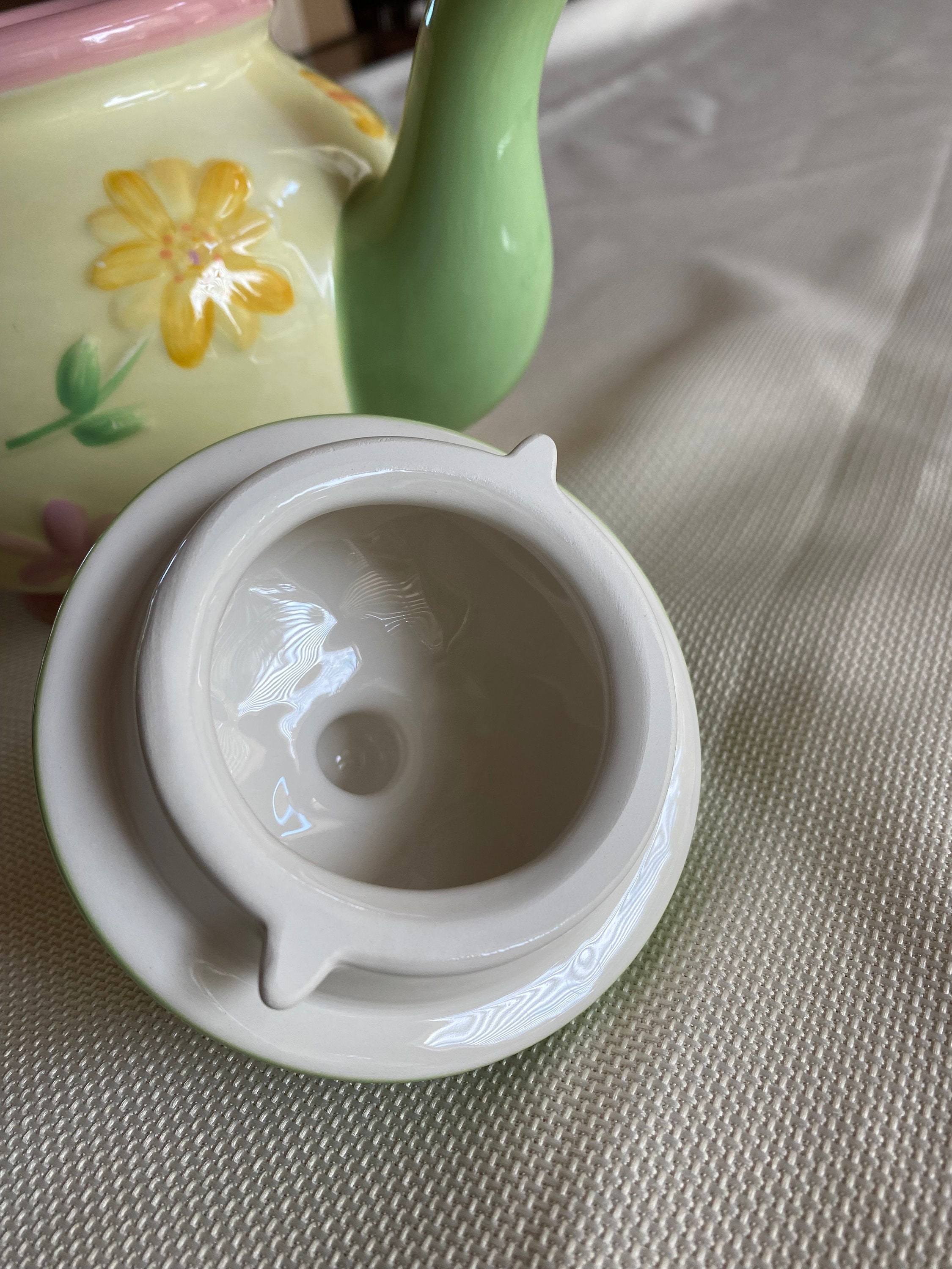 Ganz Bella Casa Spring Teapot - Etsy