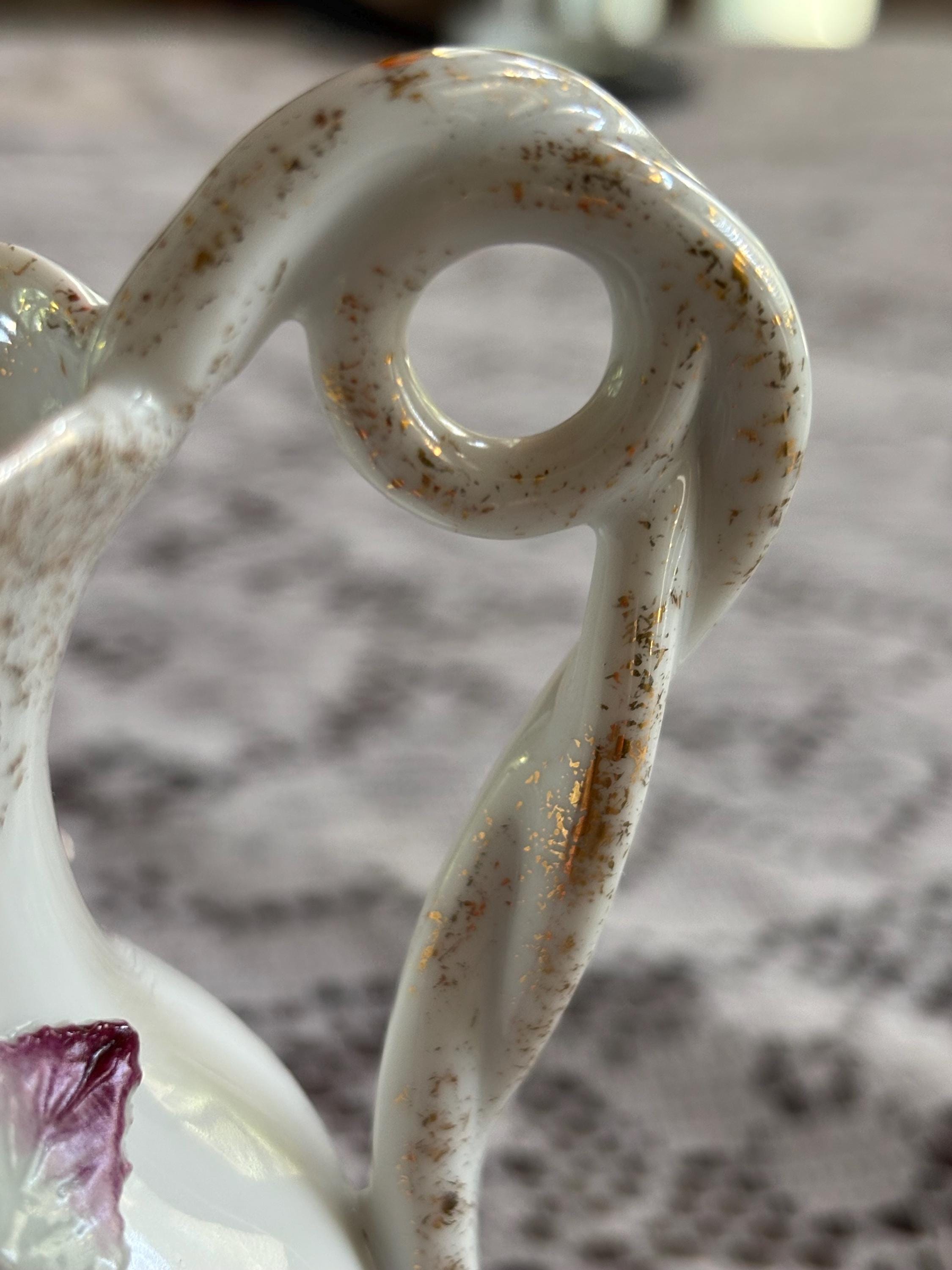 Lefton Handpainted Rose Vase (K7060) - Etsy