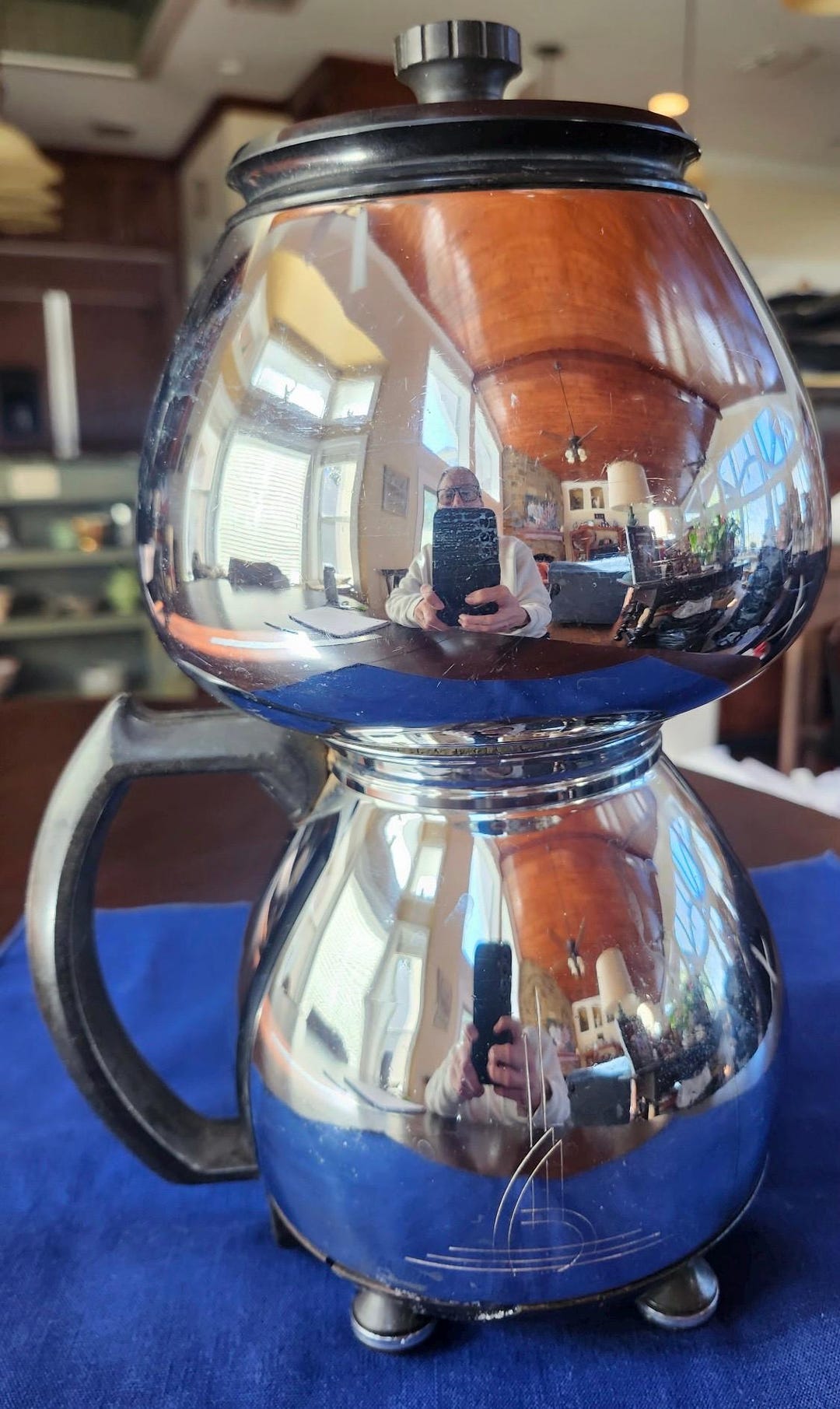 Sunbeam C20-B Chrome Double Bubble Coffee Pot With Cord - Etsy