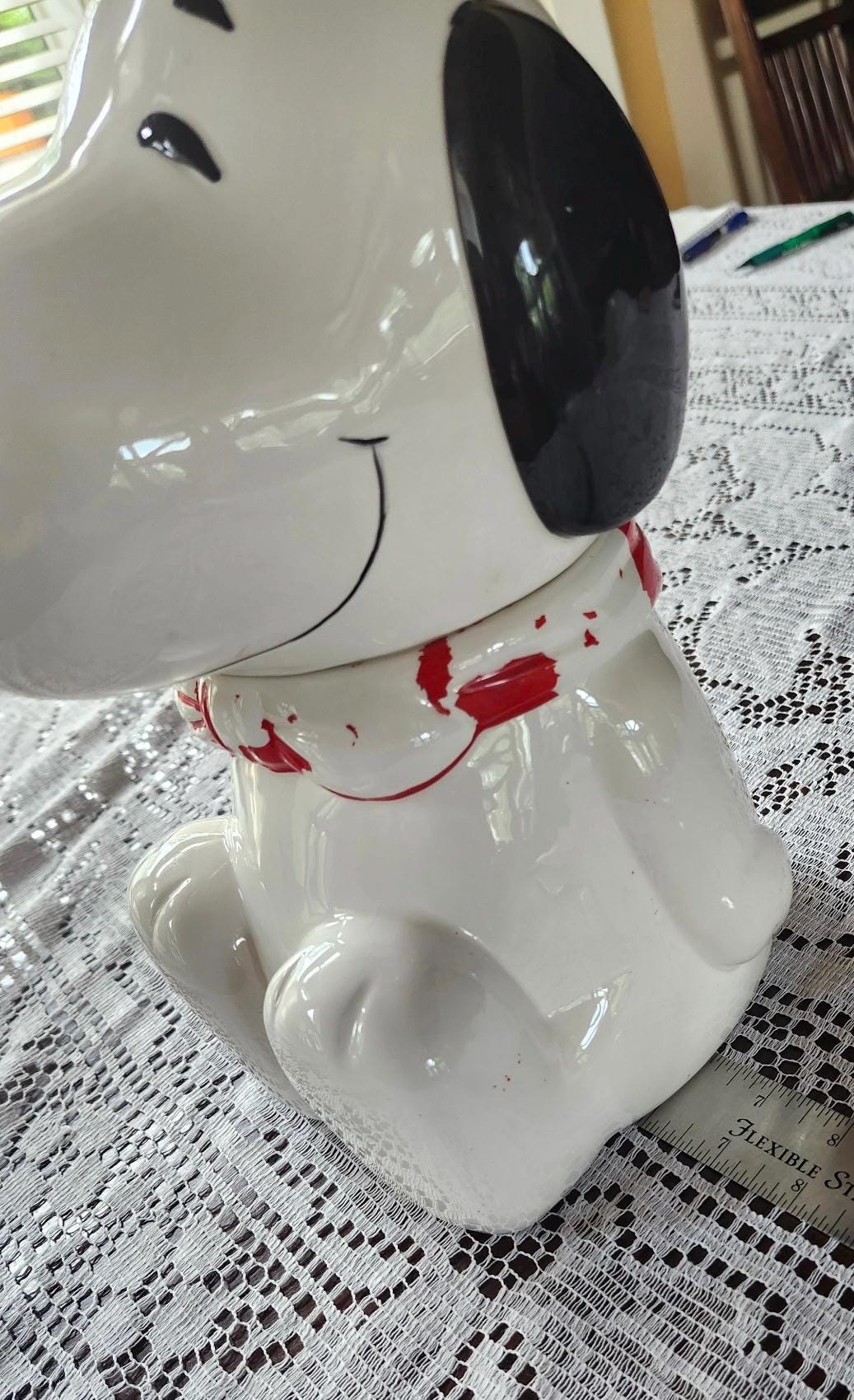 Benjamin & Medwin Snoopy Cookie Jar - Etsy