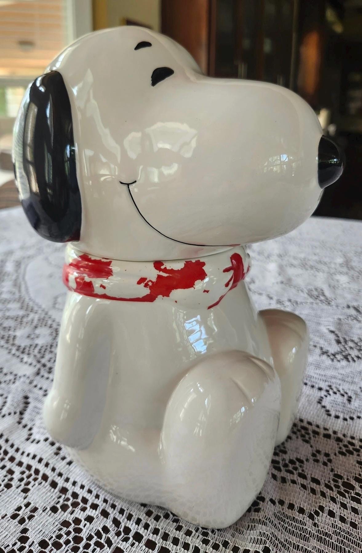 Benjamin & Medwin Snoopy Cookie Jar - Etsy