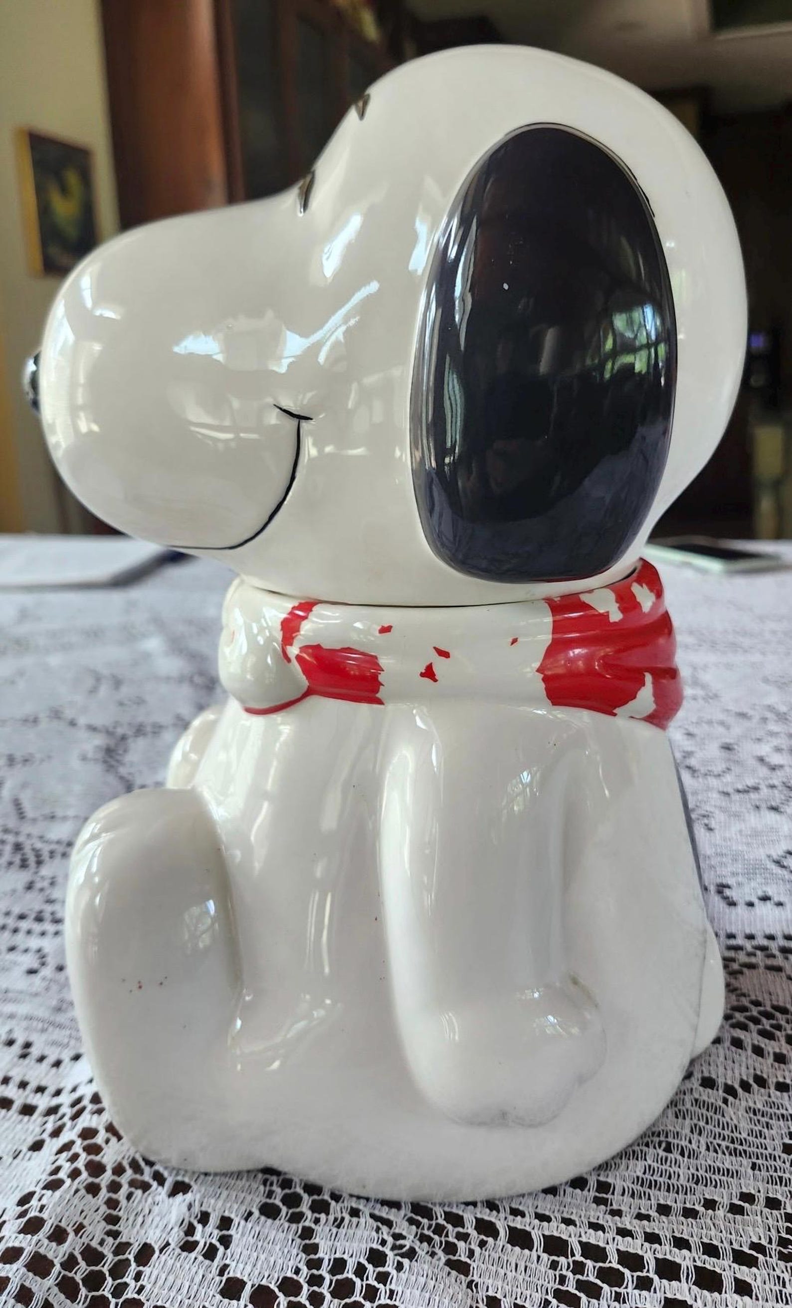 Benjamin & Medwin Snoopy Cookie Jar - Etsy