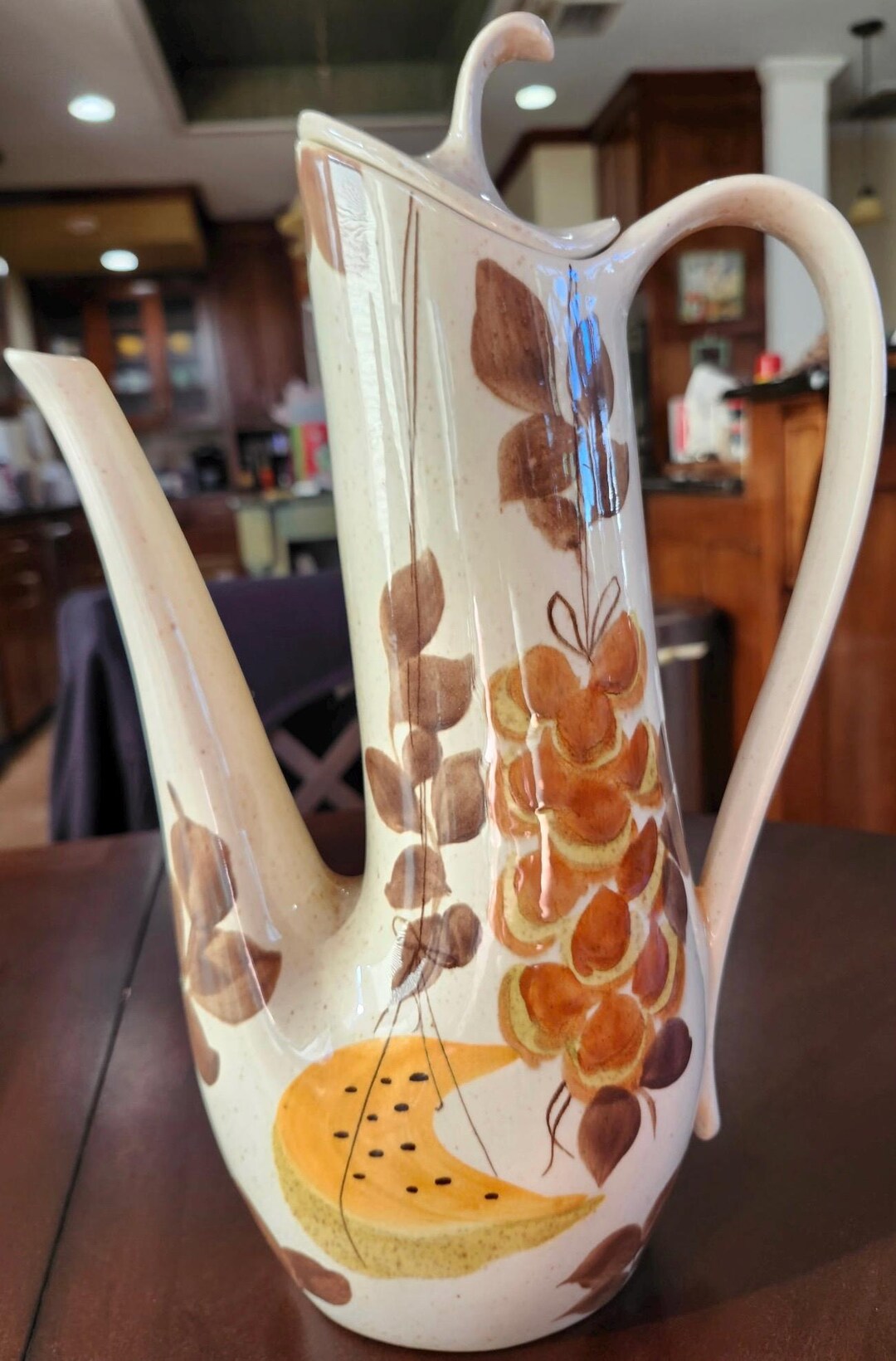 Red Wing Pottery “tampico” Coffee Pot - Etsy