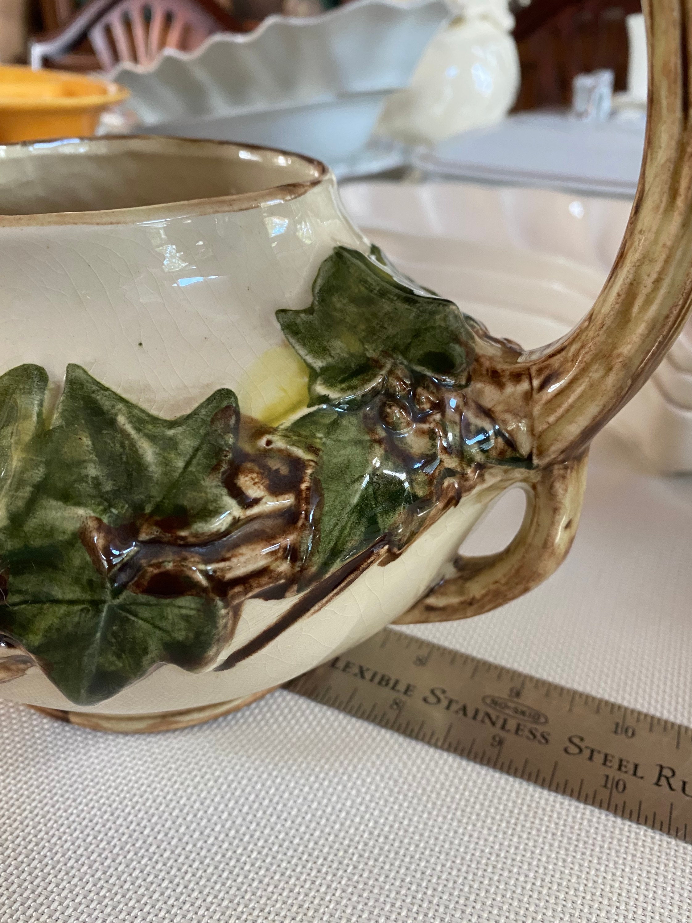 Vintage Mccoy’s Pottery Ivy Teapot - Etsy