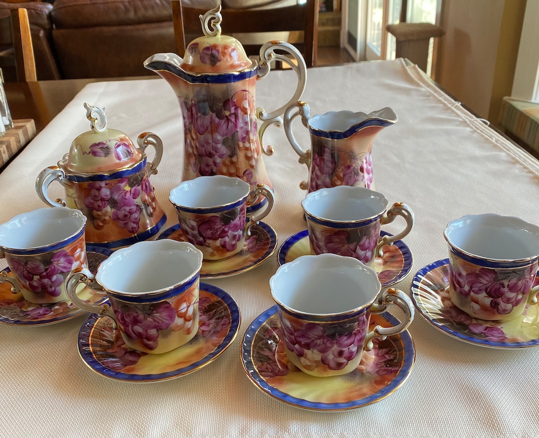 Limoges China (reproduction) Coffee Set - Etsy