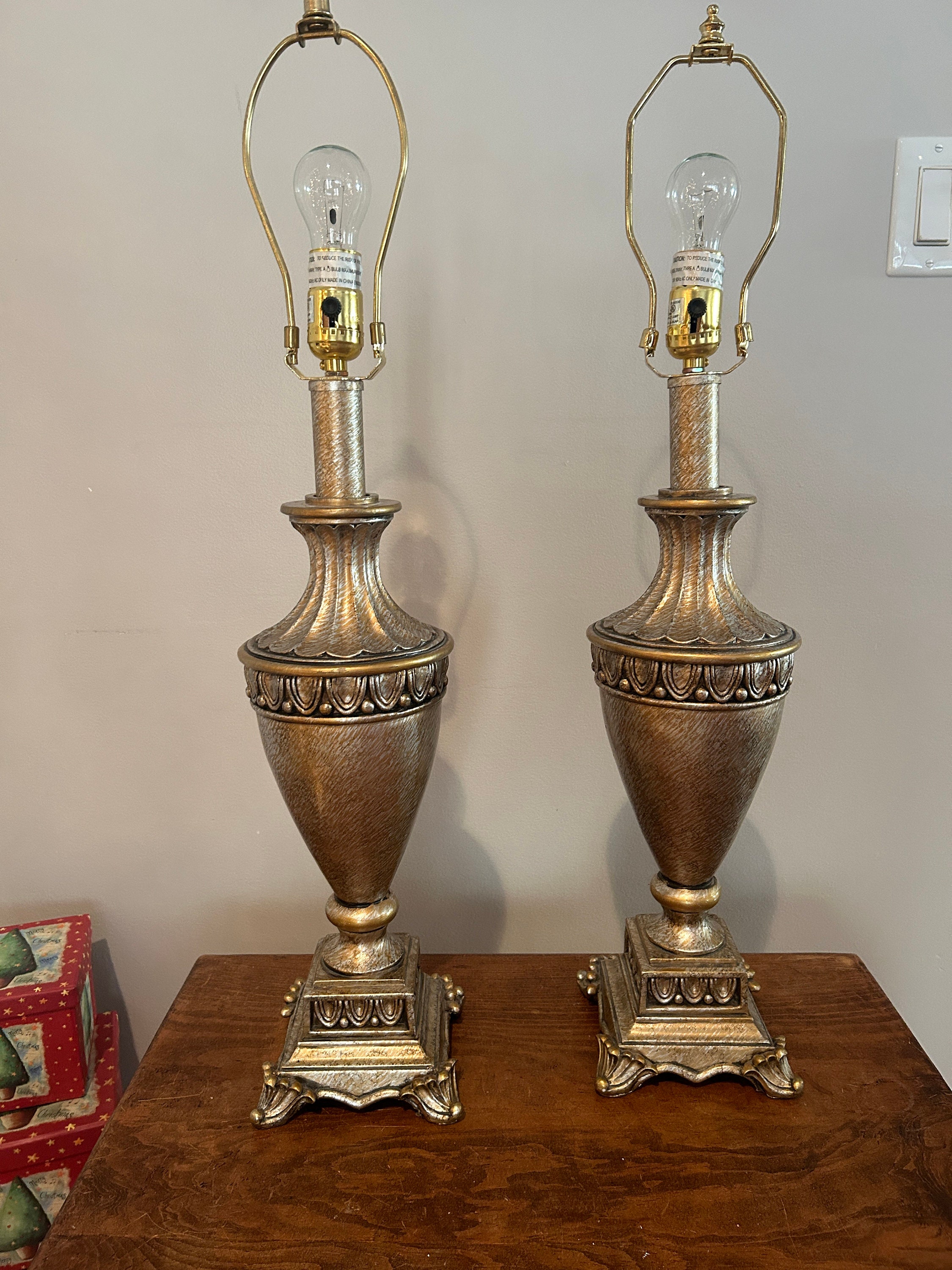 Vintage Berman Art Deco Table Lamps - Etsy