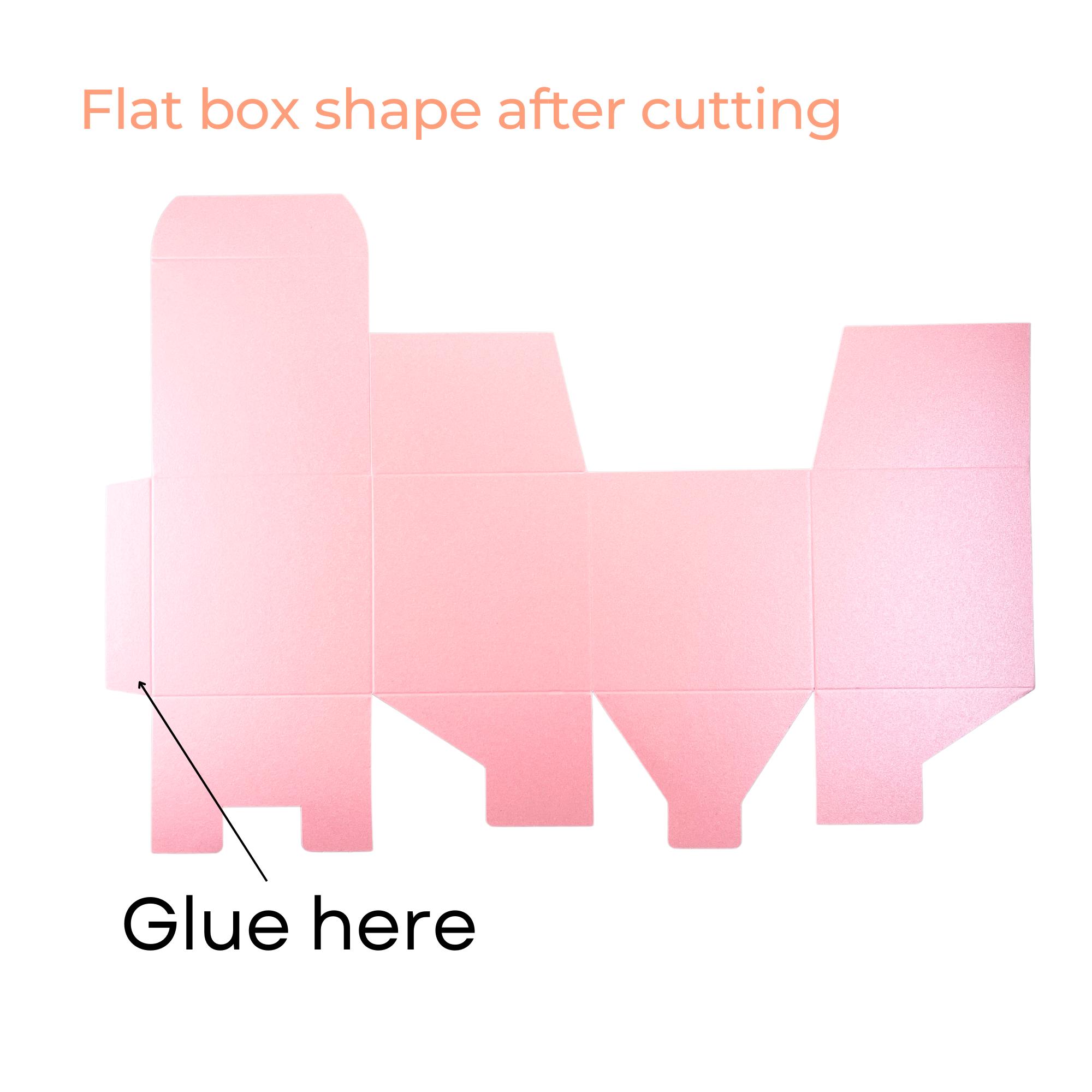Square Gift Box Template | Editable SVG File | Compatible With Cricut ...