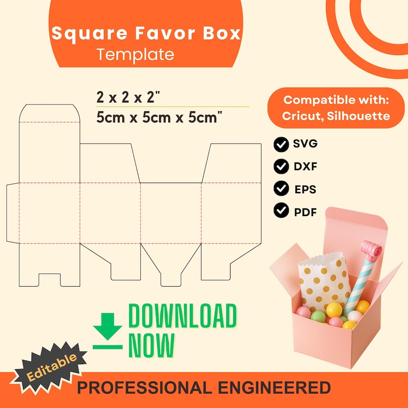 Custom Small Square Box - Etsy