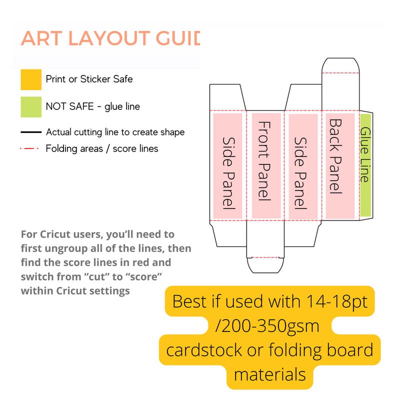 Lip Gloss Template, Mascara Box Template - SVG DXF Files | Cricut ...