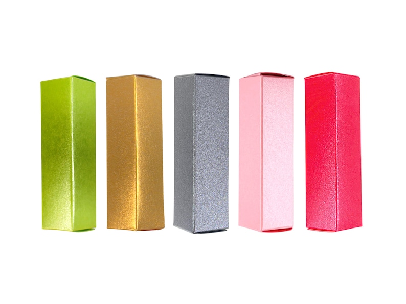 Lipstick Box SVG Template: DIY Packaging for Cricut, Silhouette ...