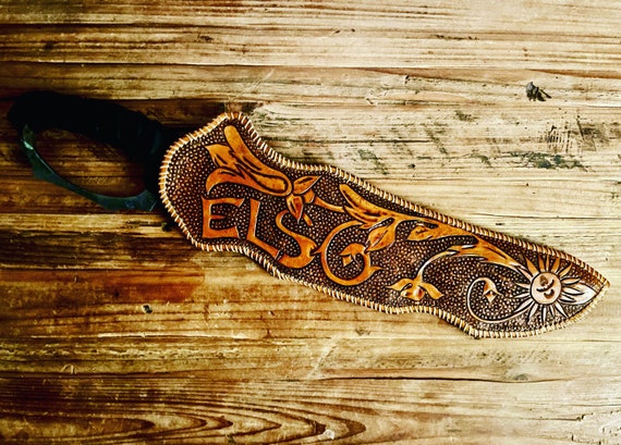 Custom Made Leather Sheaths - Etsy