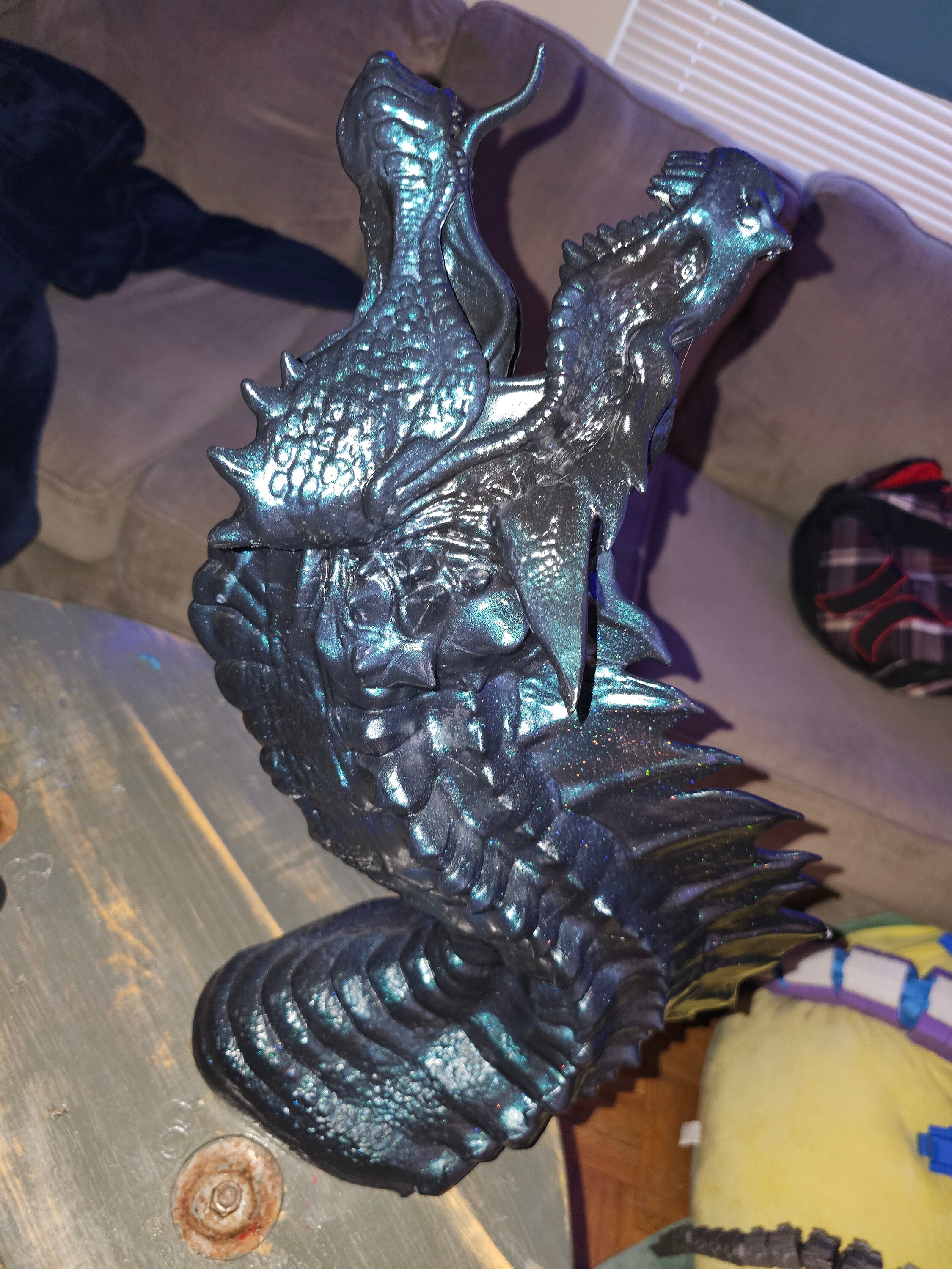 Dragon Head Bust - Etsy