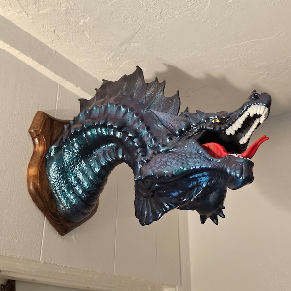 Dragon Head Wall Mount - Etsy