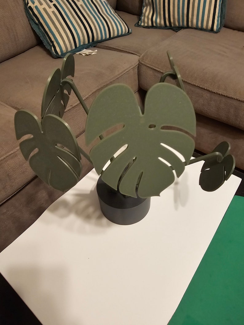 Forgecore 3D Printed Monstera Coaster Plant - Etsy