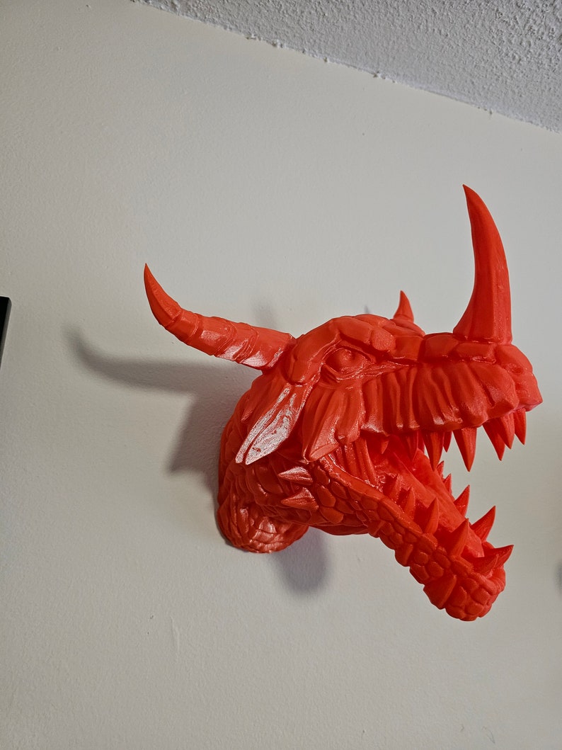 Kaijumon Trophy Wall Mount Digimon Greymon Head - Etsy