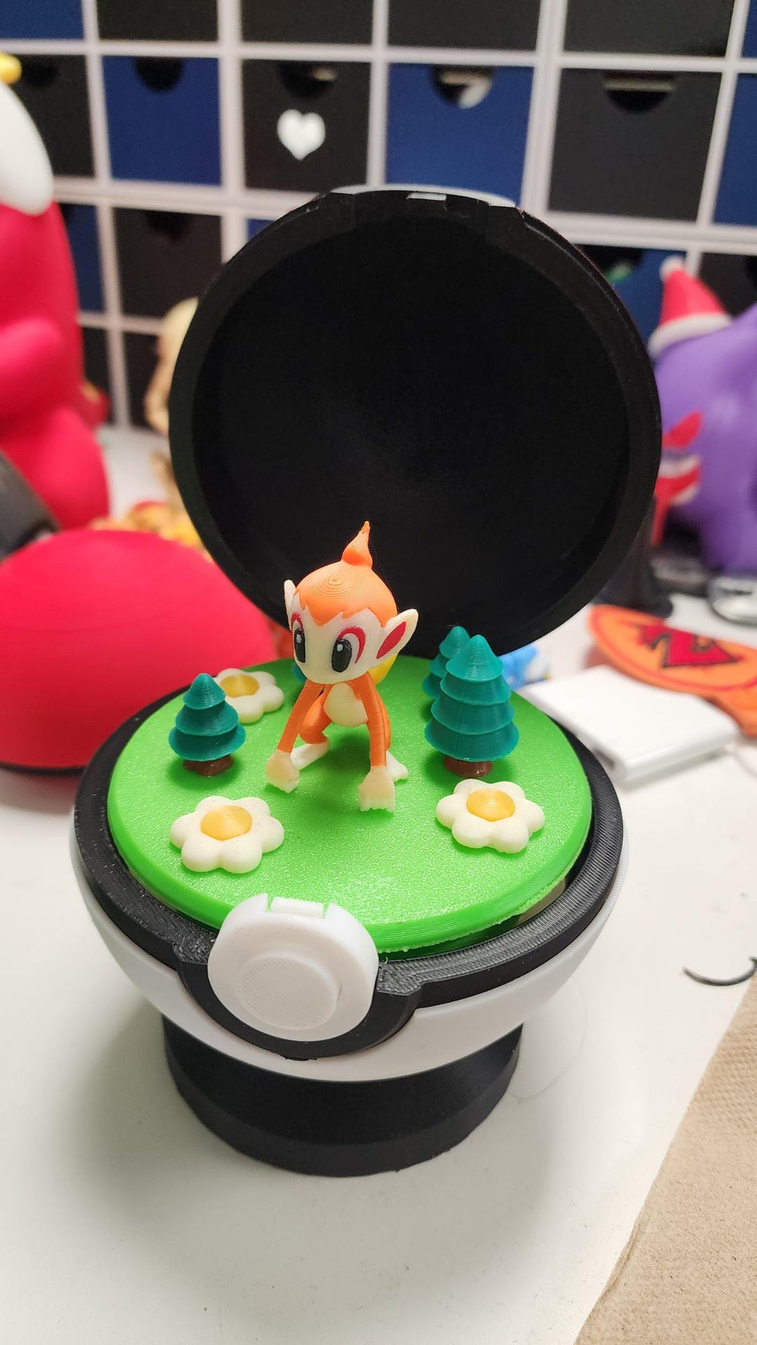 Poke Ball Themed Music Box - Etsy