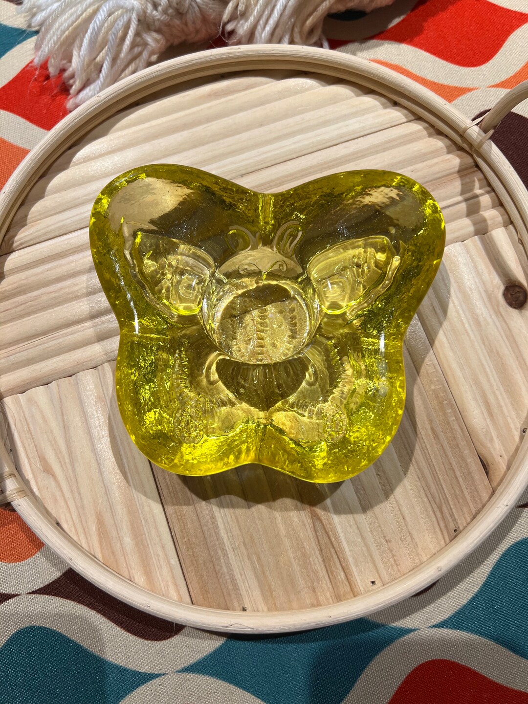 Monna Gold Heavy Glass Butterfly Tea Light Candle Holder - Etsy