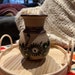Vintage Mexican Sandstone Pottery Vase, Blue Daisy Flower, 6 Tall - Etsy