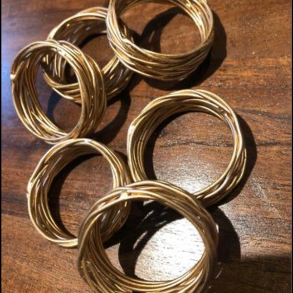 Wire Napkin Rings - Etsy