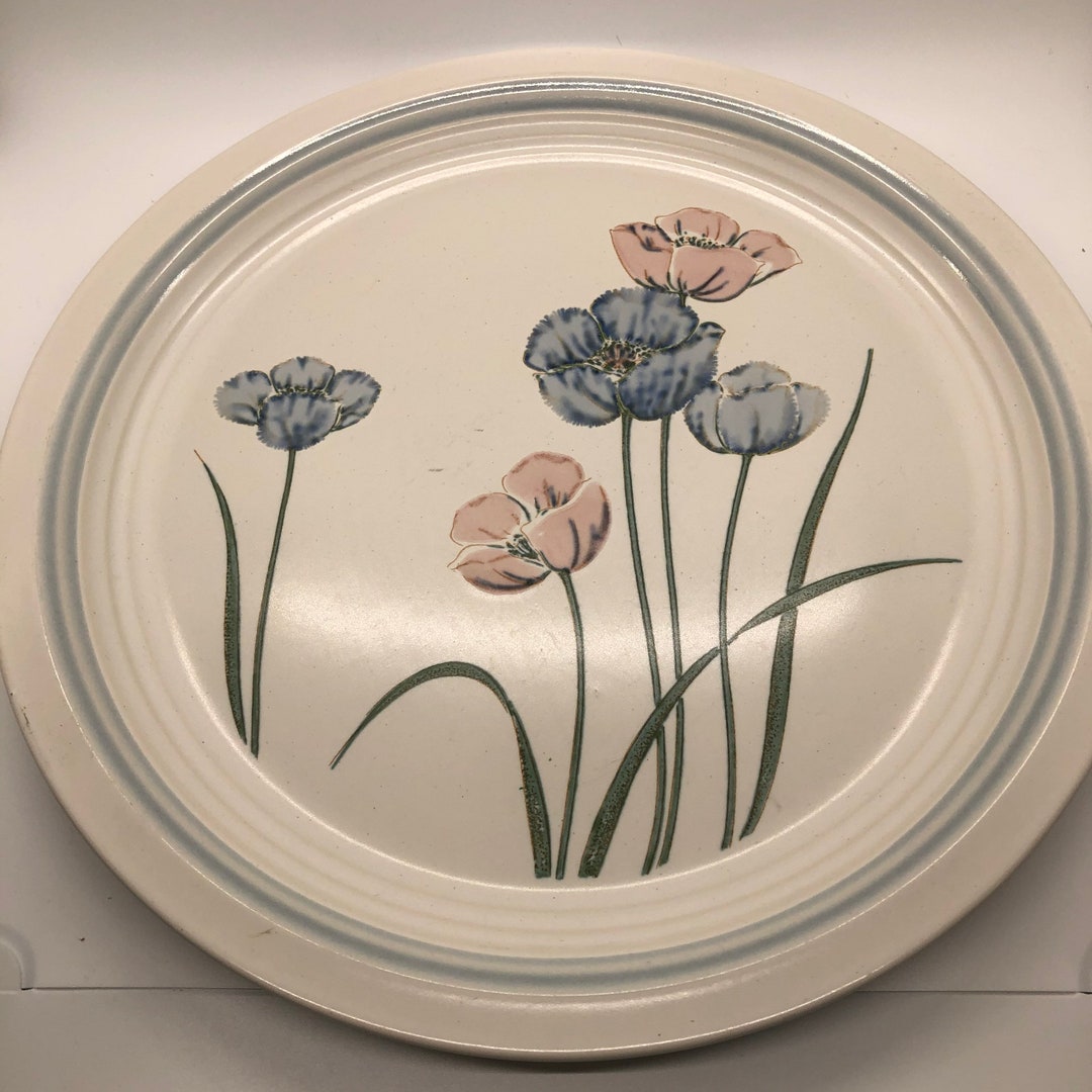 Large Vintage Baker Hart & Stuart “joy” Japanese Floral Buffet Plate - Etsy