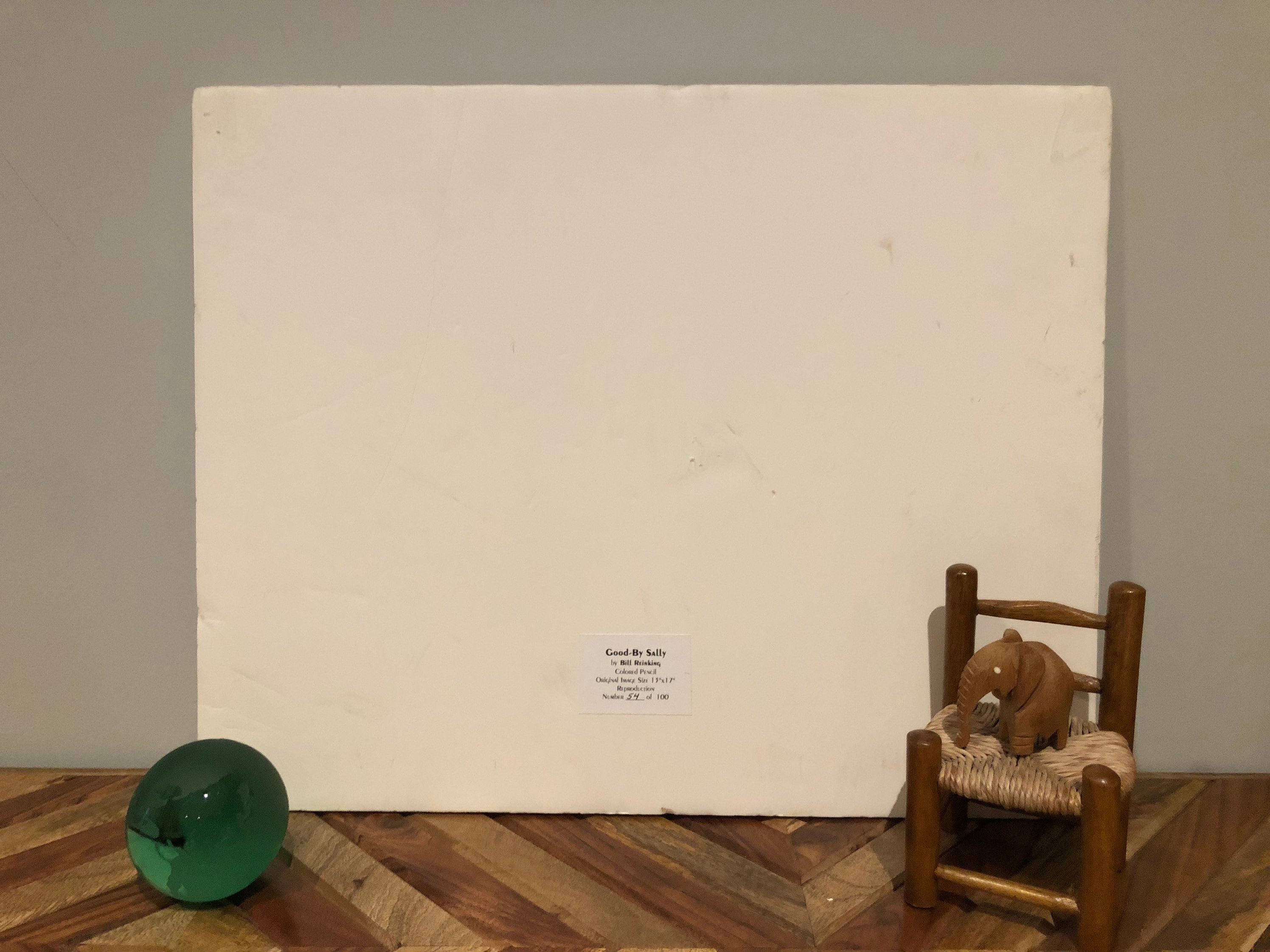 Good-by Sally Colored Pencil Drawing Reproduction 54/100 by Bill ...