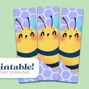 PRINTABLE | Bee Friend | Digital Printable Bookmarks | Instant Download ...
