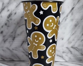 Gingerbread Man Tumbler - Etsy UK