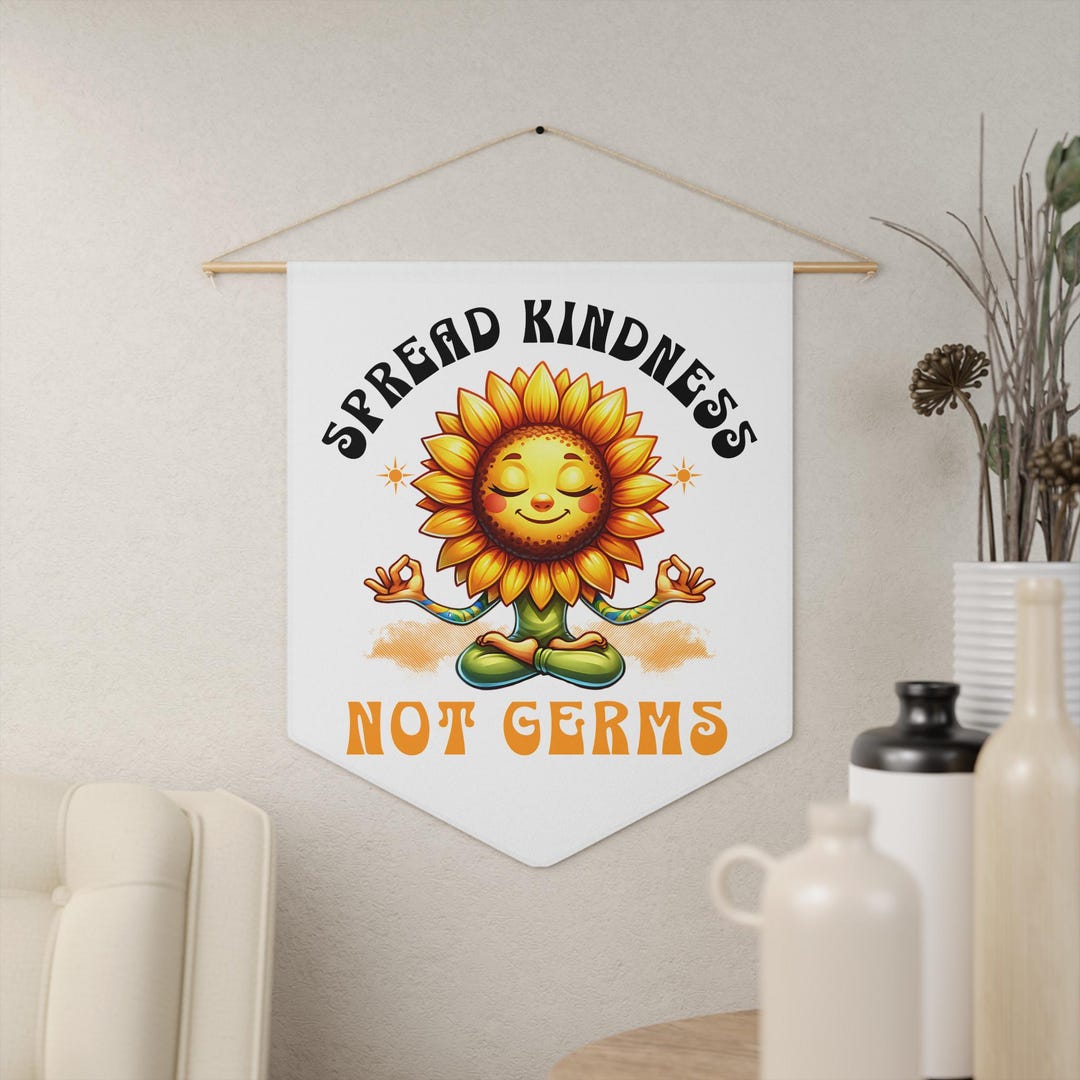 School Health Door Sign, Spread Kindness Not Germs Door Sign, School ...