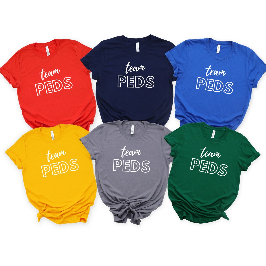 Peds Team Shirts, Pediatric Nurse Shirt, Pediatric Team Matching Shirts ...