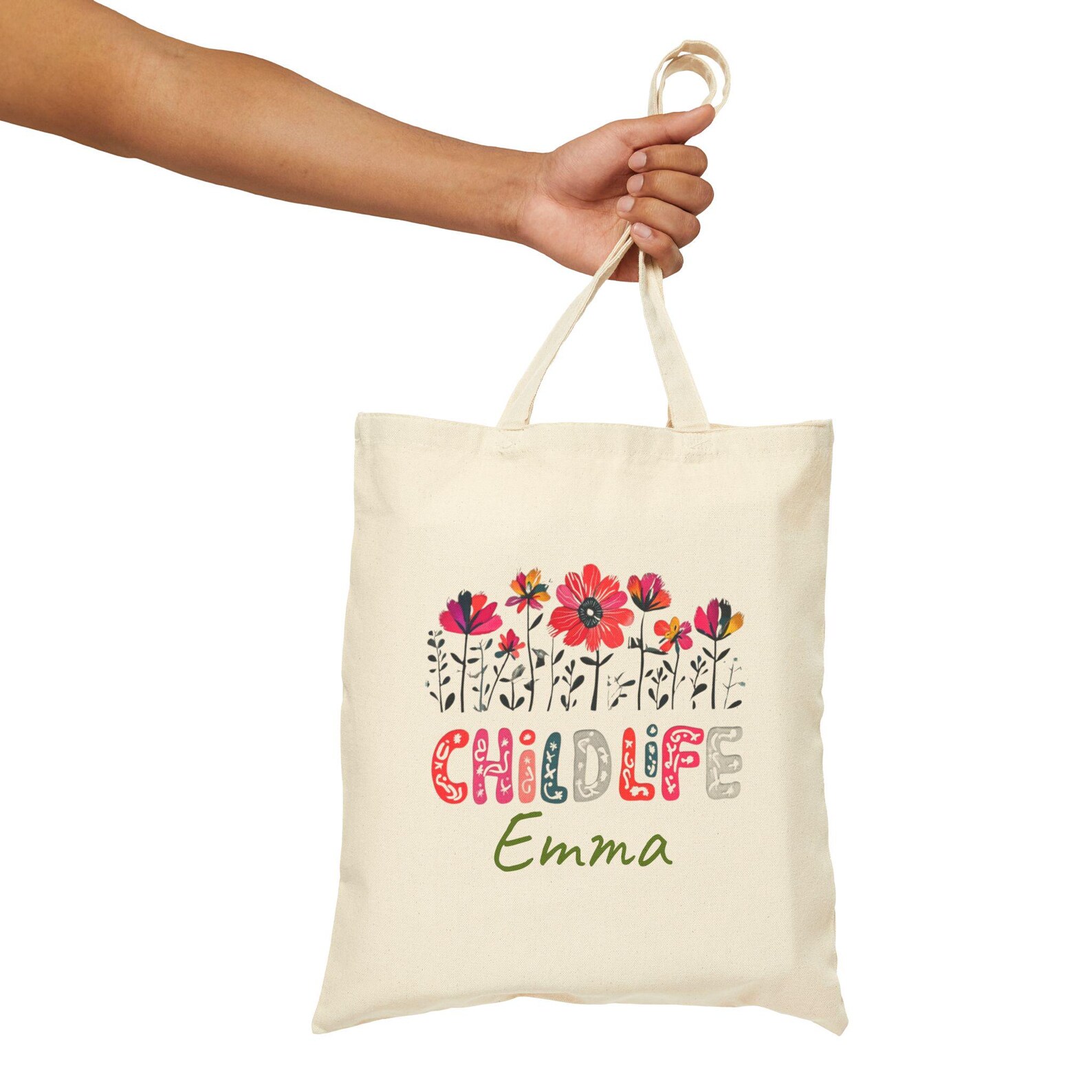 Personalized Child Life Tote Bag, Custom Certified Child Life ...