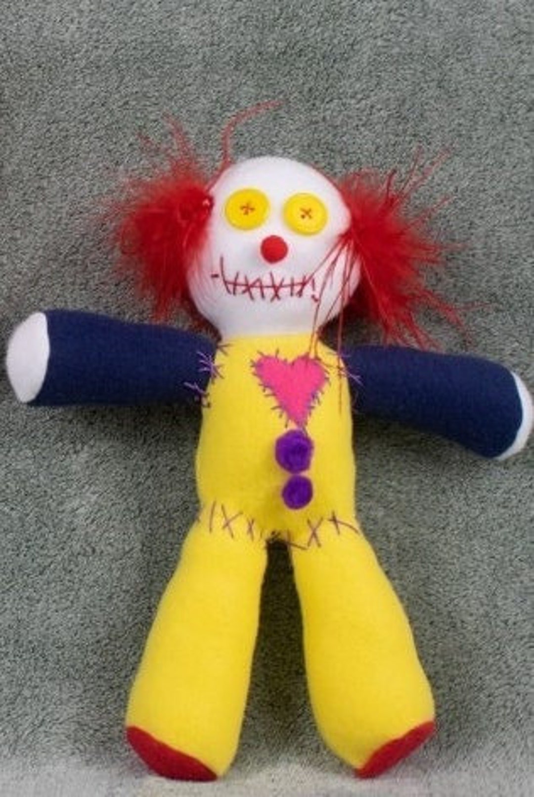 Voodoo Doll Old Killer Clown - Etsy