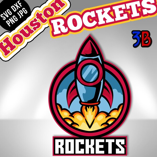 Houston Rockets Svg - Etsy