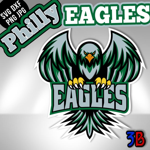 Philadelphia Eagles Svg Free - Etsy
