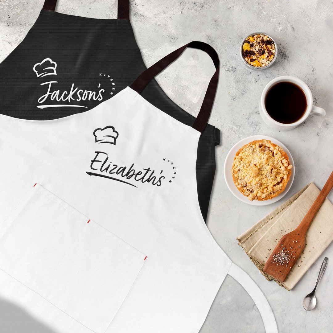 Custom Cooking Apron for Man Personalized Embroidered Apron for Woman ...