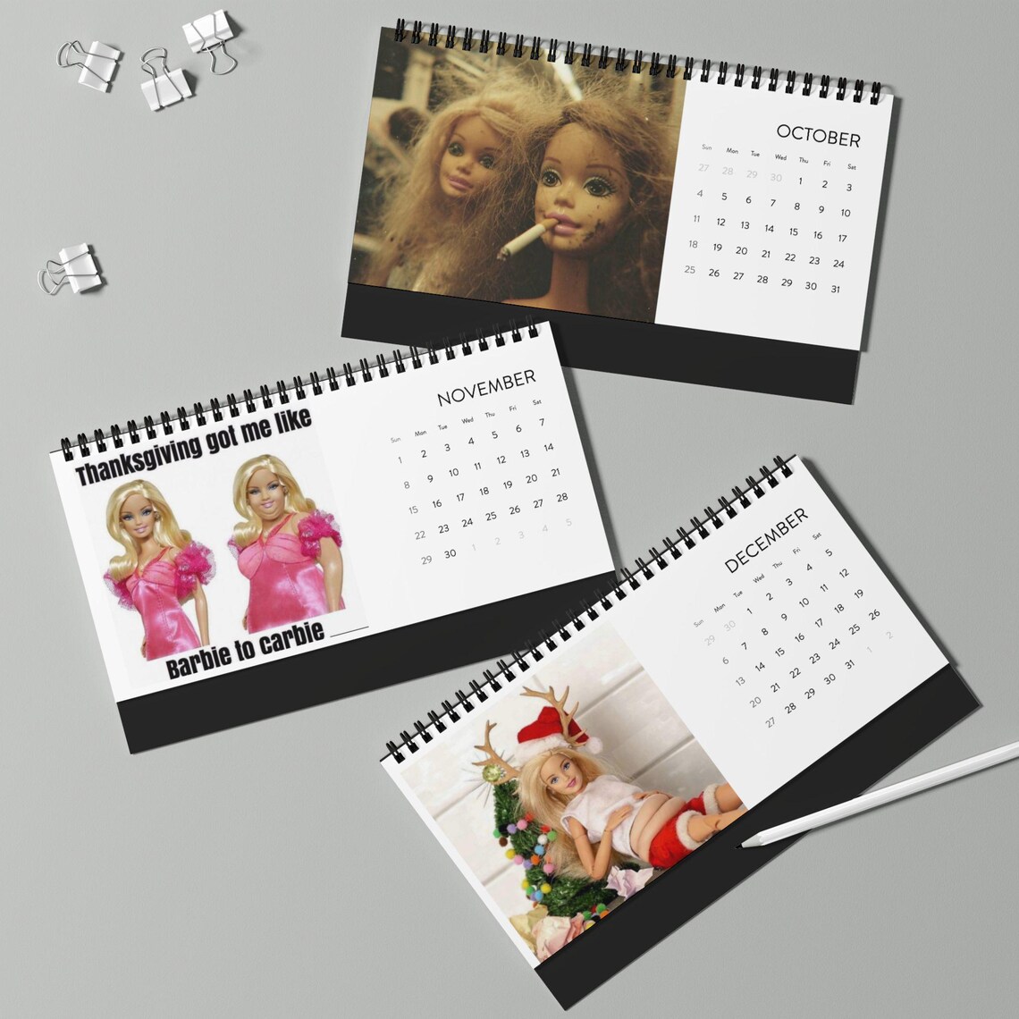 Barbie Gone Wild Calendar (2026) - Funny Gag Gift, White Elephant, Gift ...