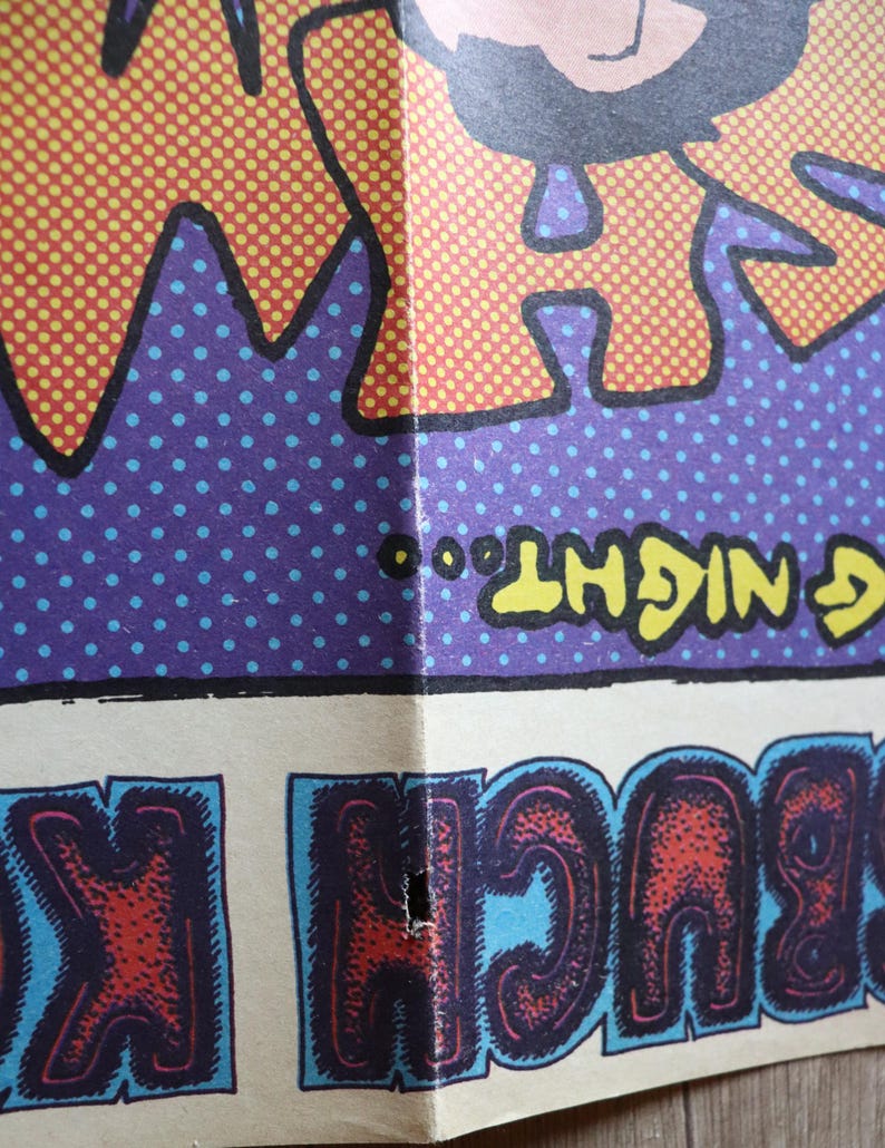 First Ever Original Poster of Trashman Kursbogen Zum Kursbuch Comic by ...