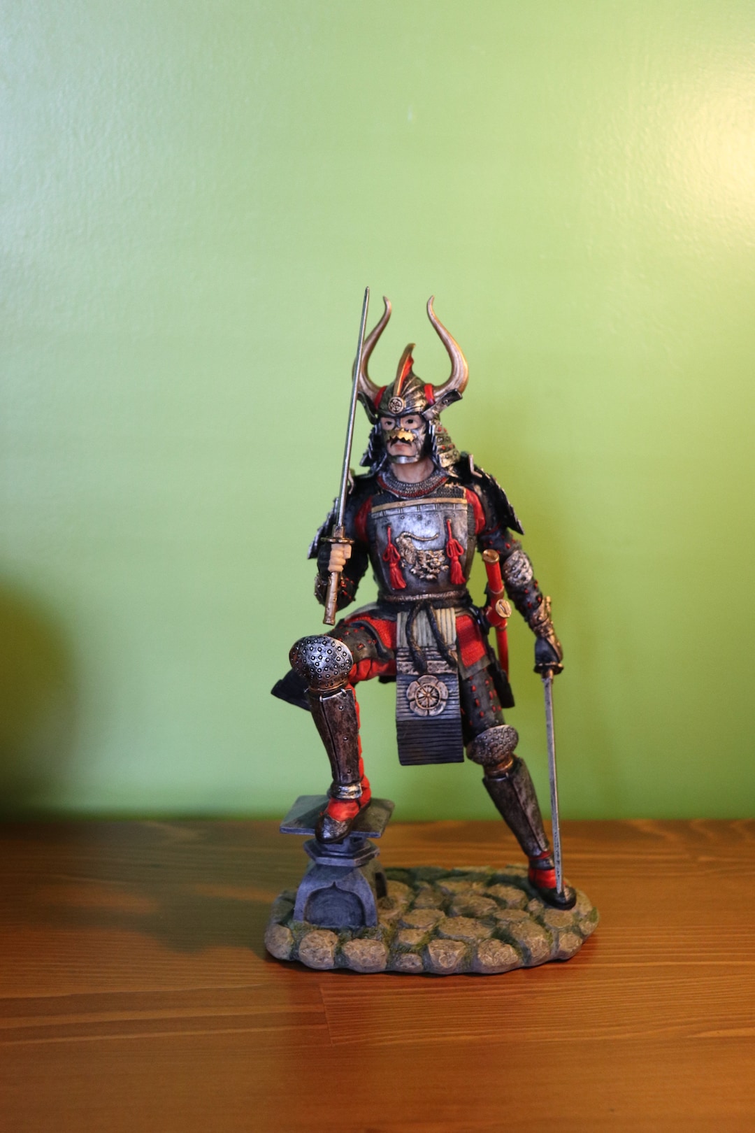 Samurai Warrior Statue Sculpture Traditional Japanese Art Bushido Asian ...