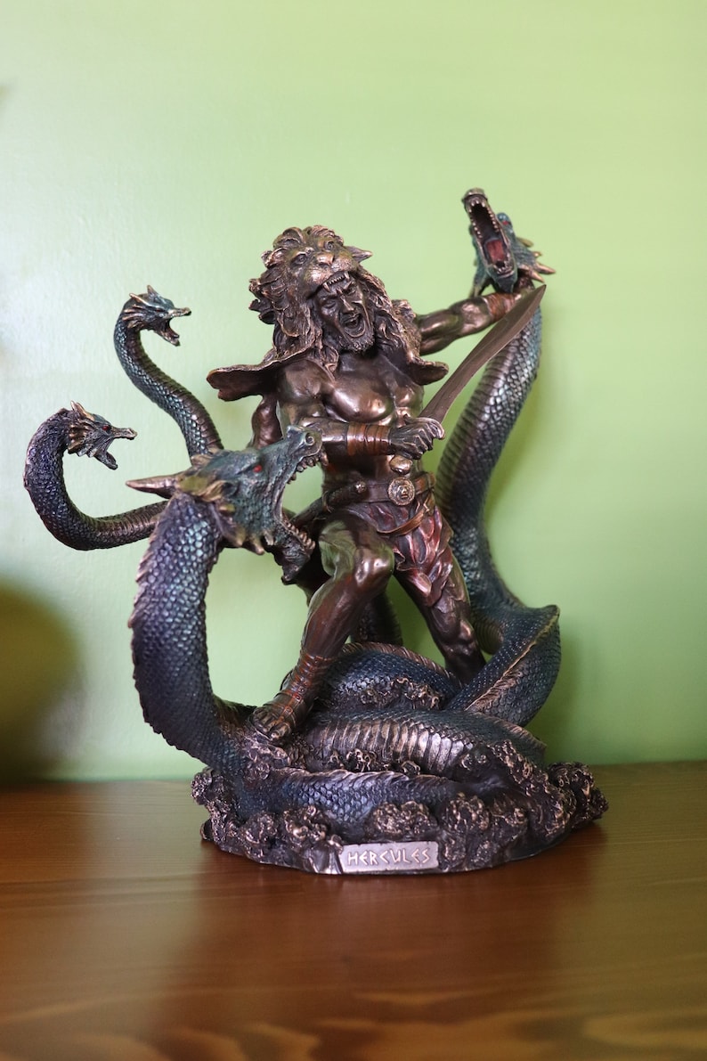 Veronese Design Hercules Hydra Statue Mythological Ancient Greek ...