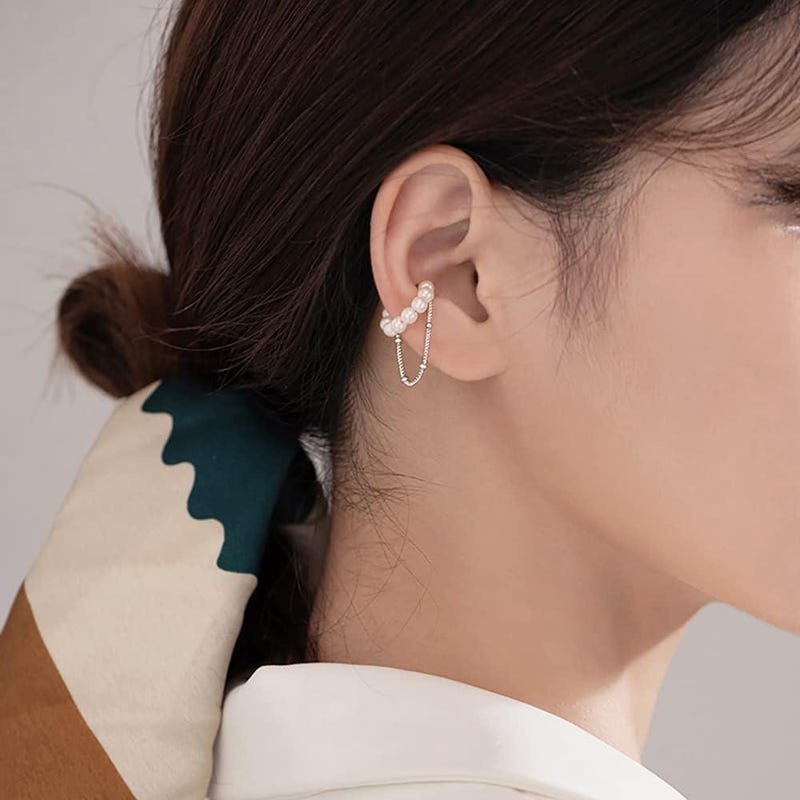 Pearl Ear Cuff - Etsy