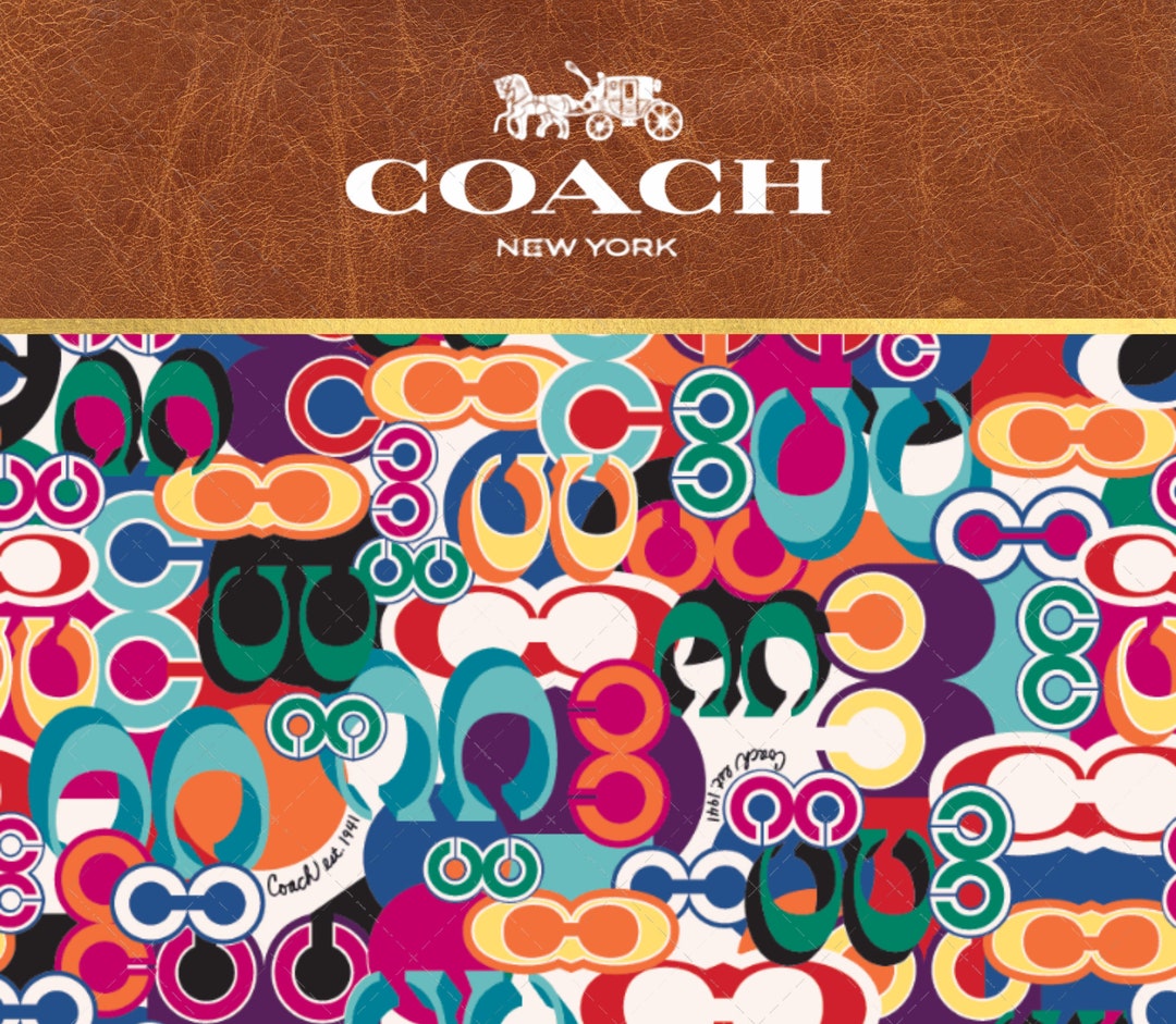 Bundle 20oz Coach Design Tumbler Wrap - Etsy