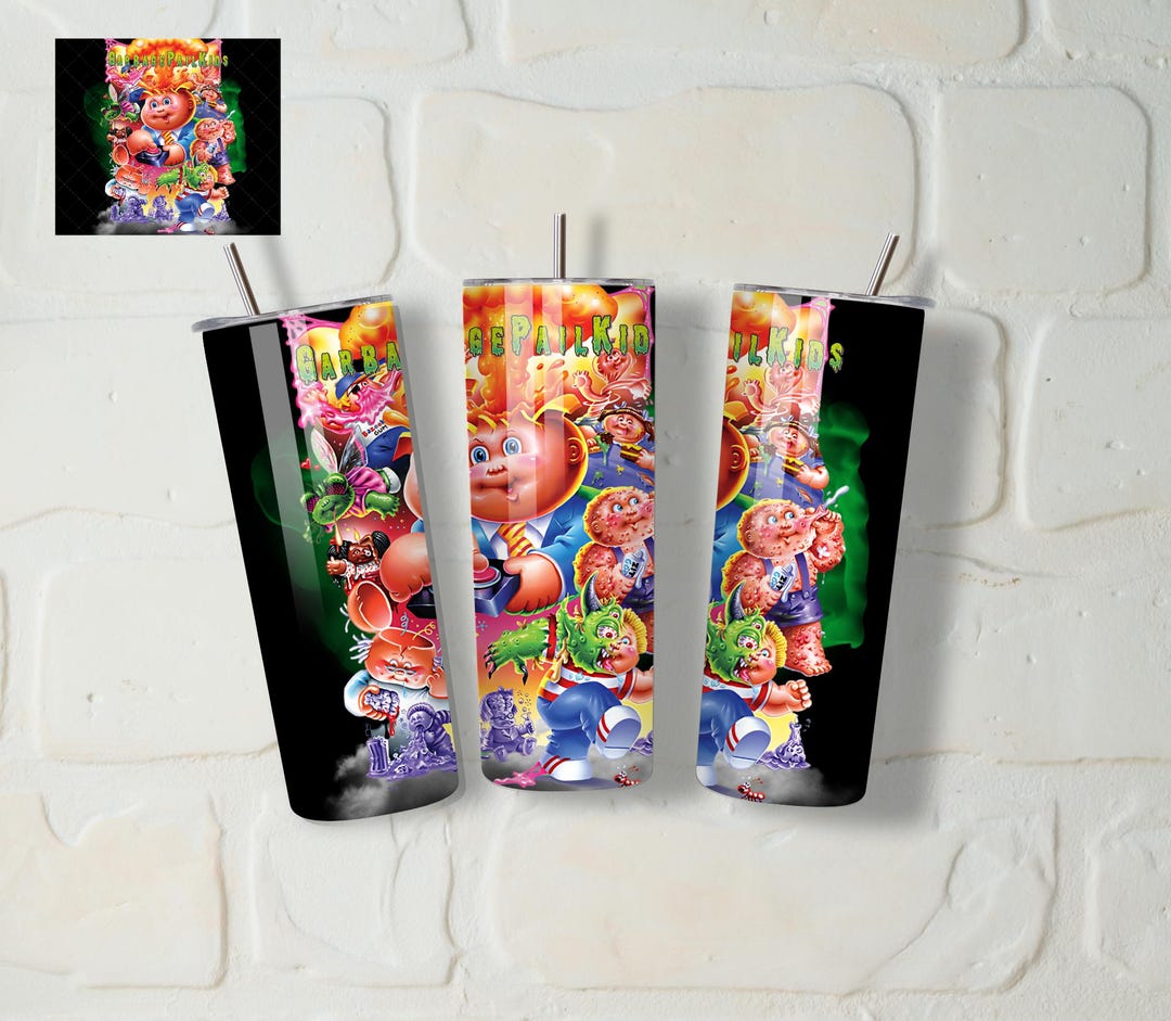 Garbage Pail Kids Tumbler Wraps (2 PNG) - Etsy