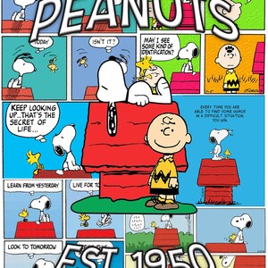 Snoopy Comic Digital Print - Etsy Canada