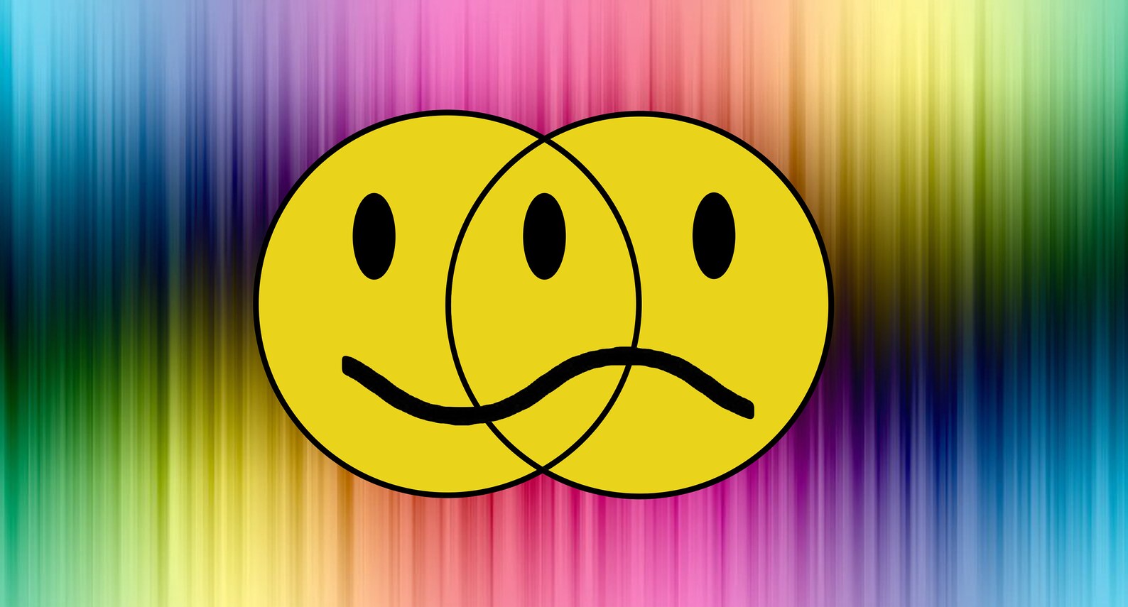 Happy Sad Face Digital Print - Etsy