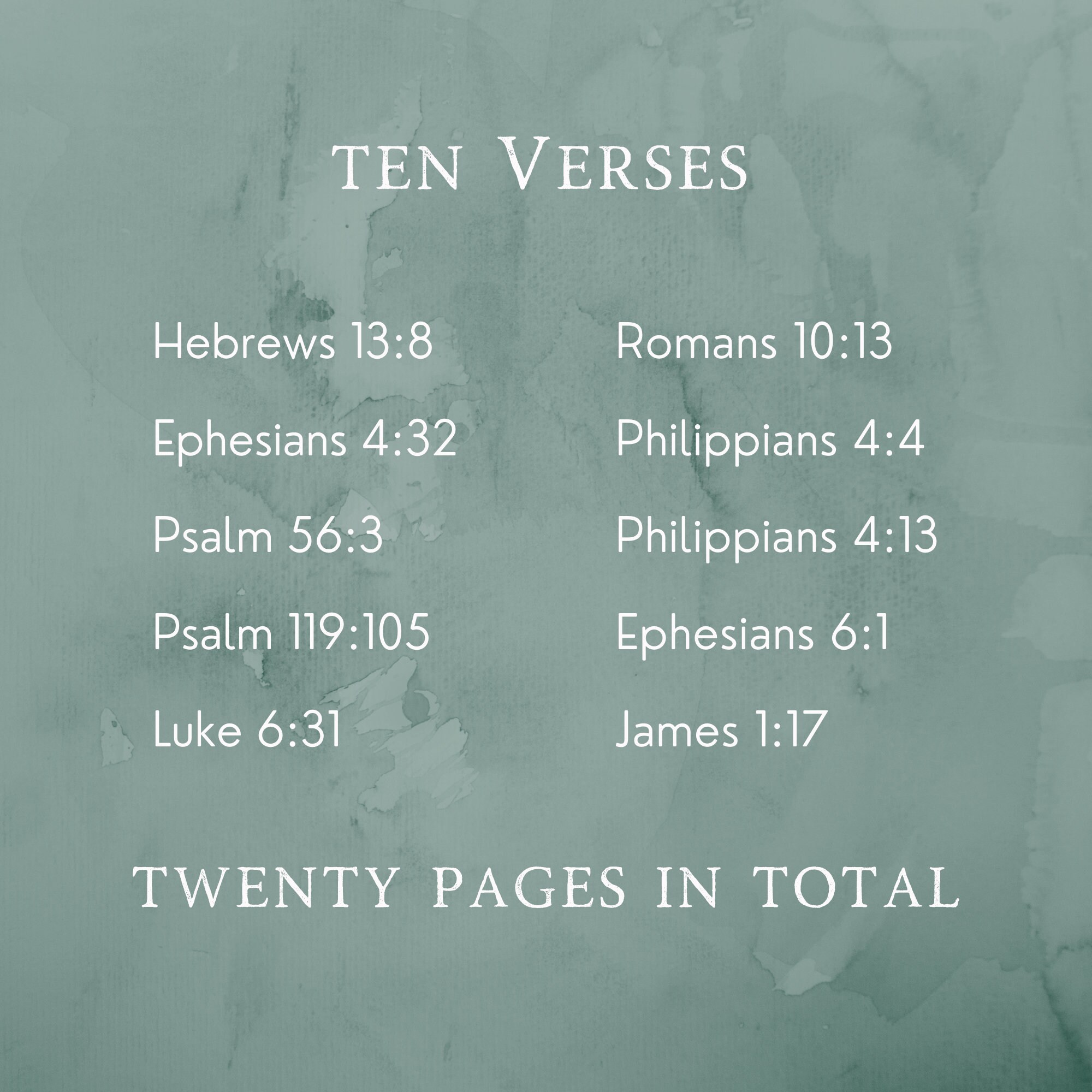 Cursive Copywork Scripture Memorization Bible Verses for Homeschool - Etsy
